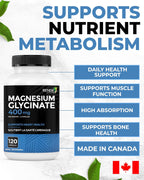120 count magnesium glycinate for daily use