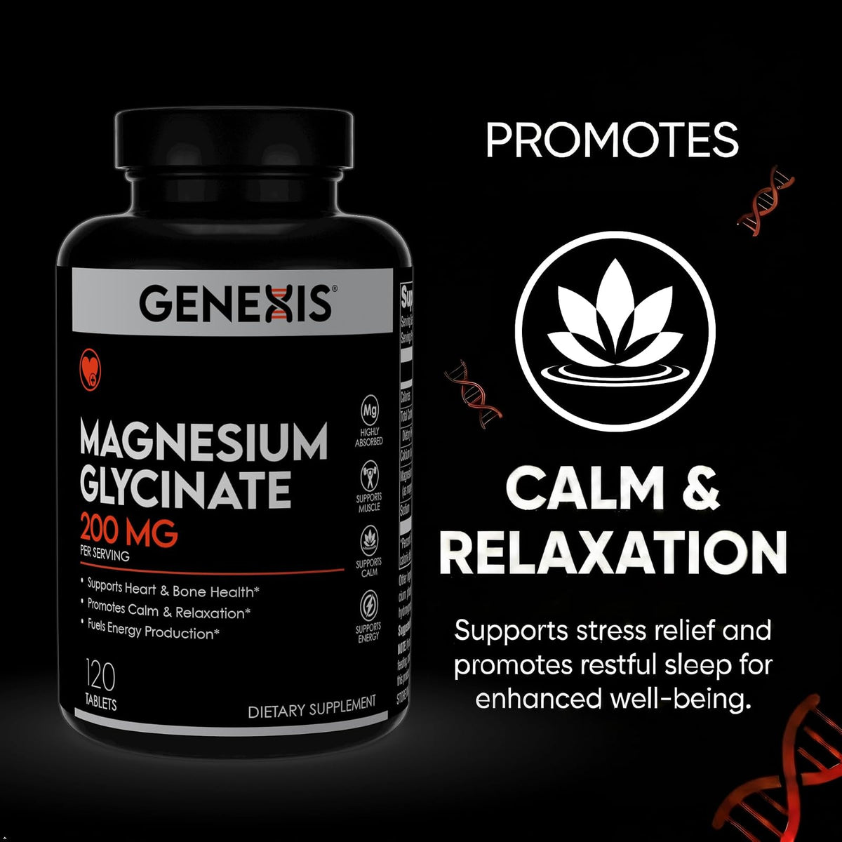 120 count magnesium glycinate tablets