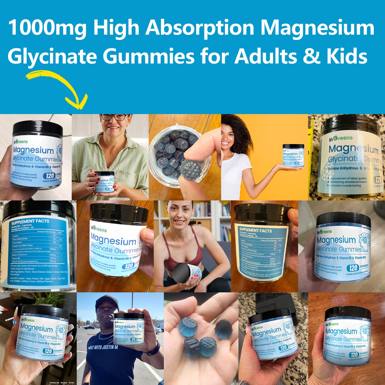 120 count magnesium gummies for convenience