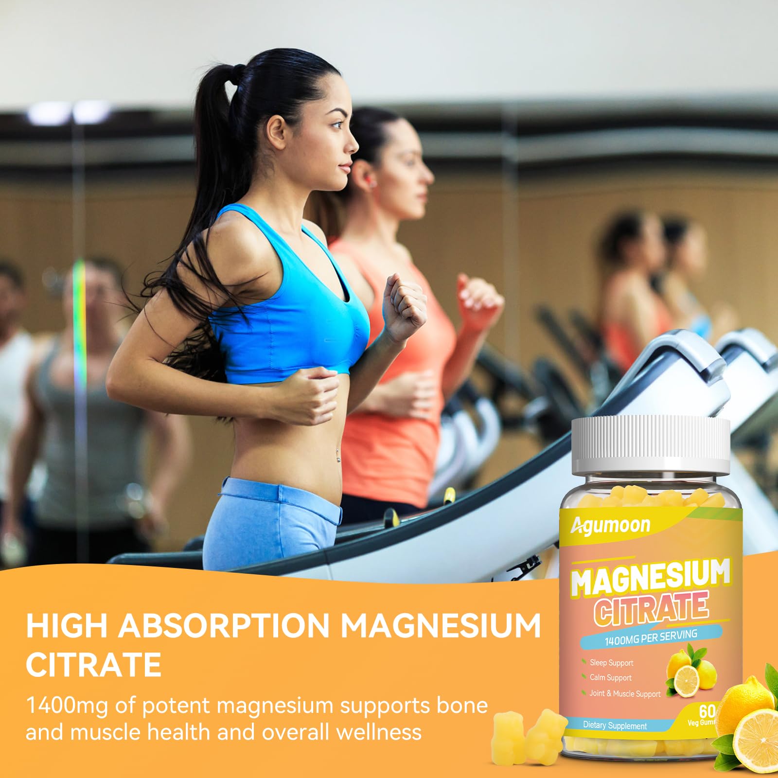 120 count magnesium gummies for daily use