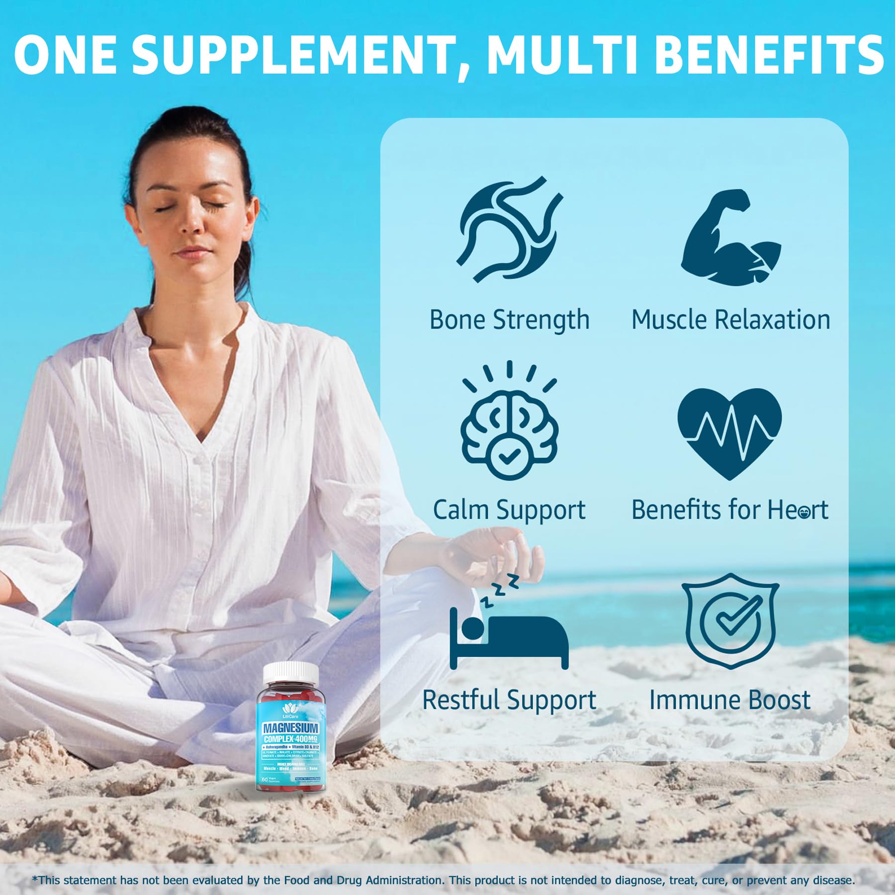 120 count magnesium gummies for daily use
