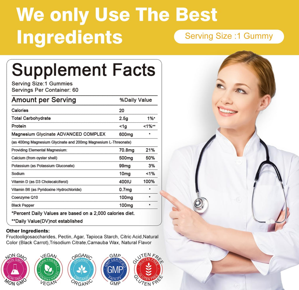 120 count magnesium gummies for daily wellness