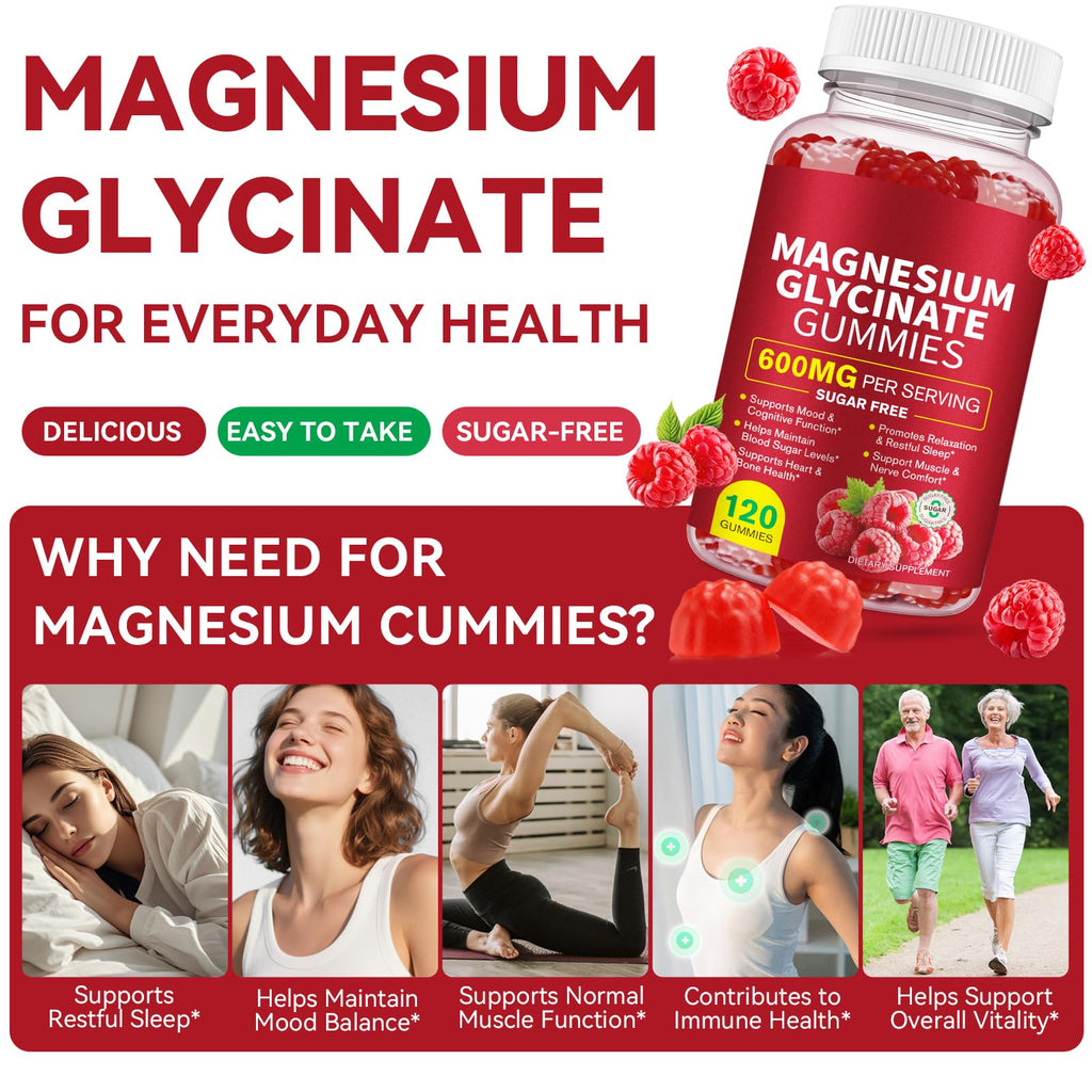 120 count magnesium gummies for easy dosing