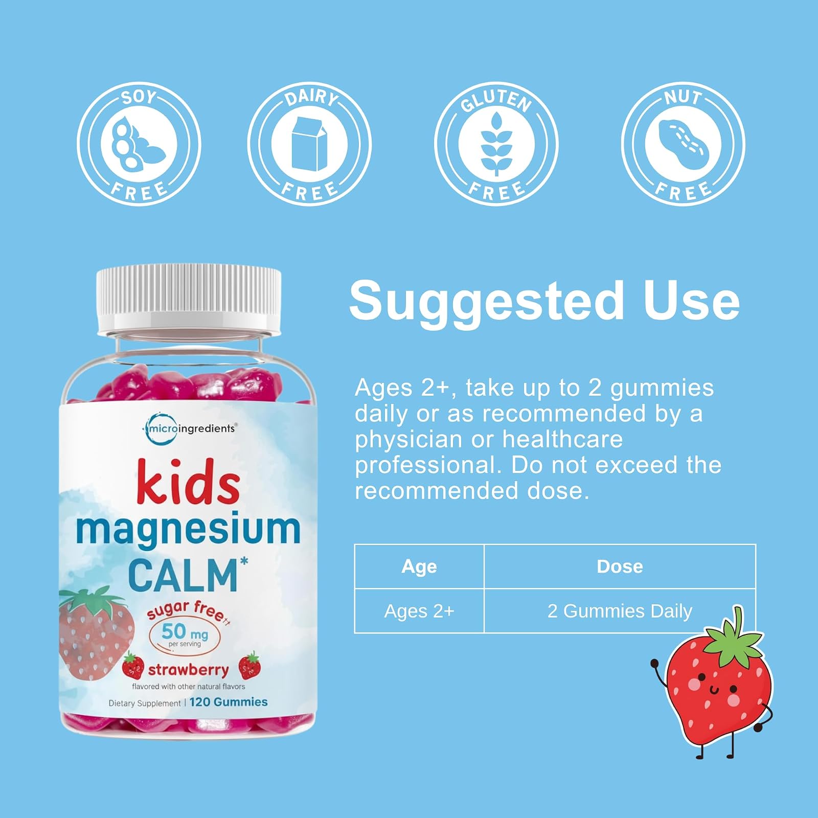120 count magnesium gummies for kids