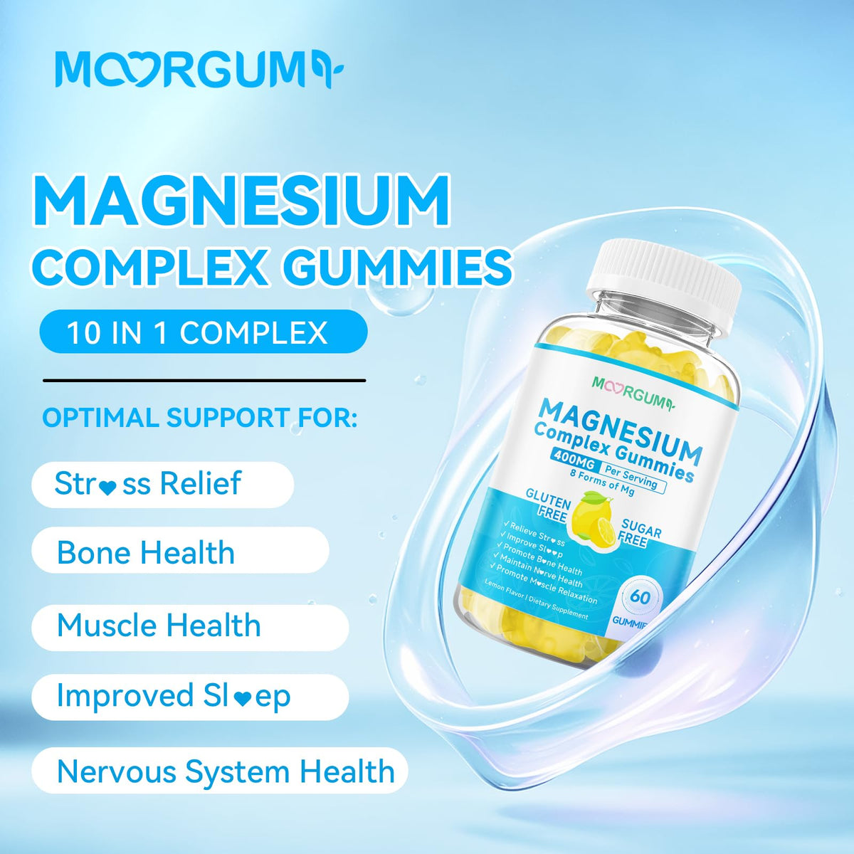 120 count magnesium gummies for stress relief