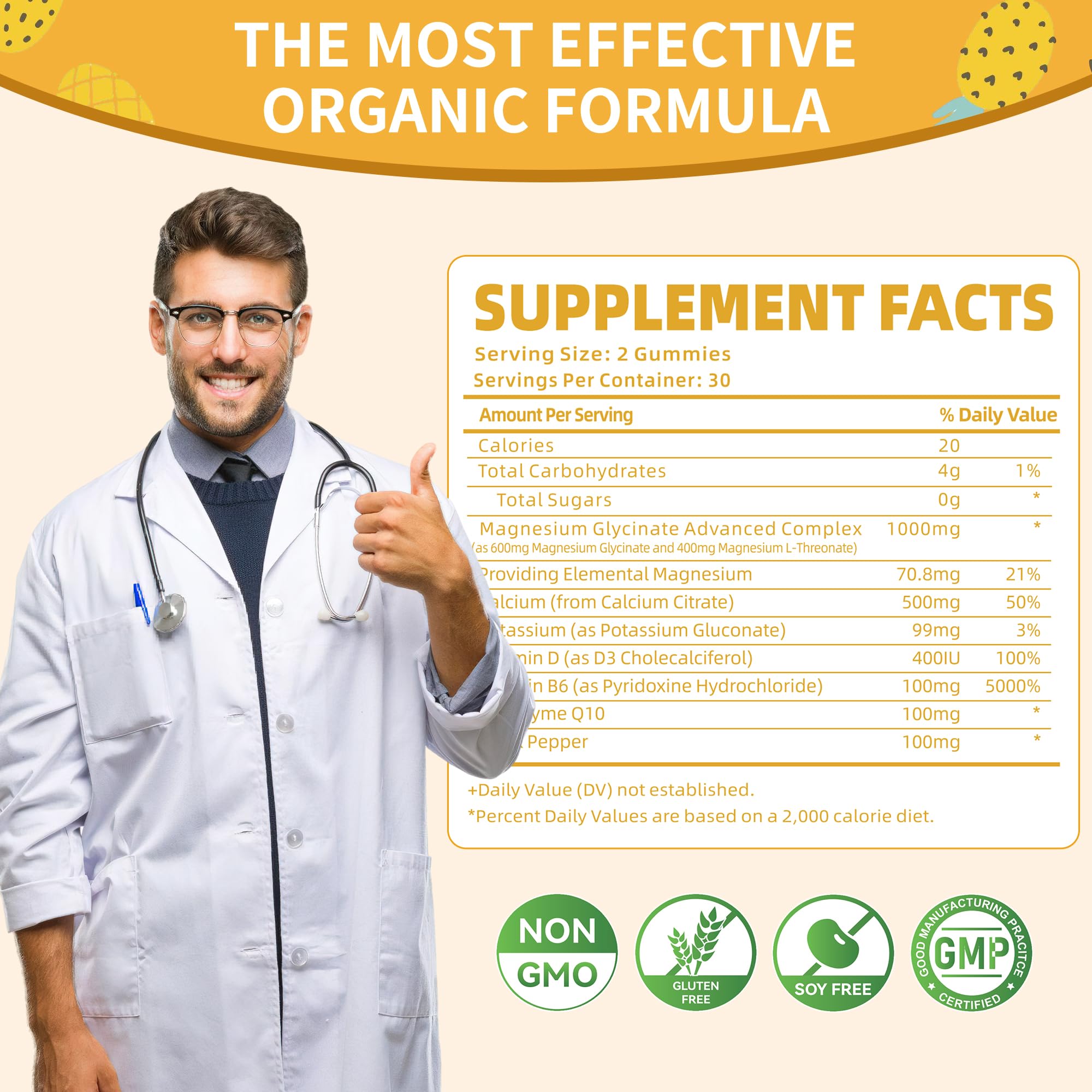 120 count magnesium gummy pack