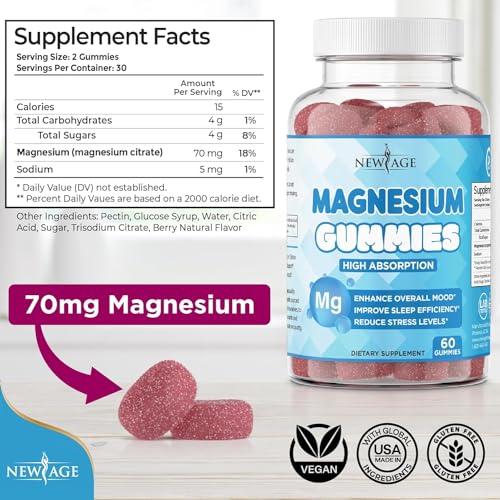 120 count magnesium gummy vitamins