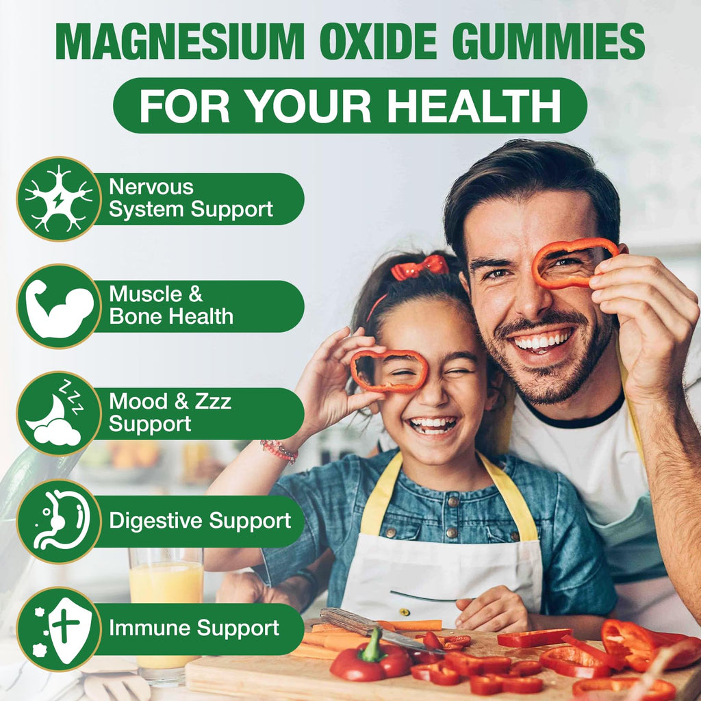 120 count magnesium oxide gummies