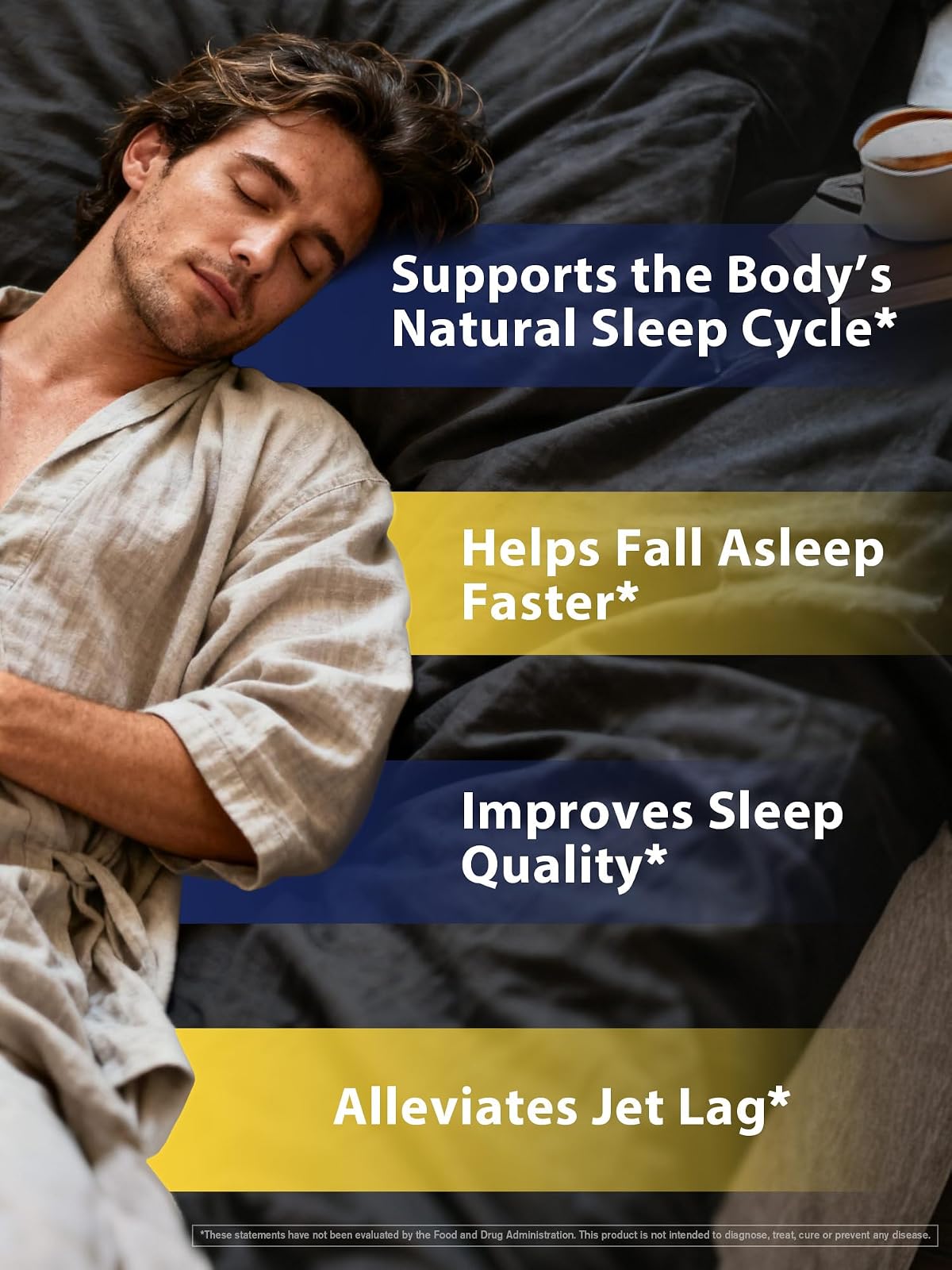 120 count melatonin for better sleep