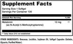 120 count melatonin softgels