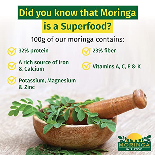 120 count Moringa supplement bottle