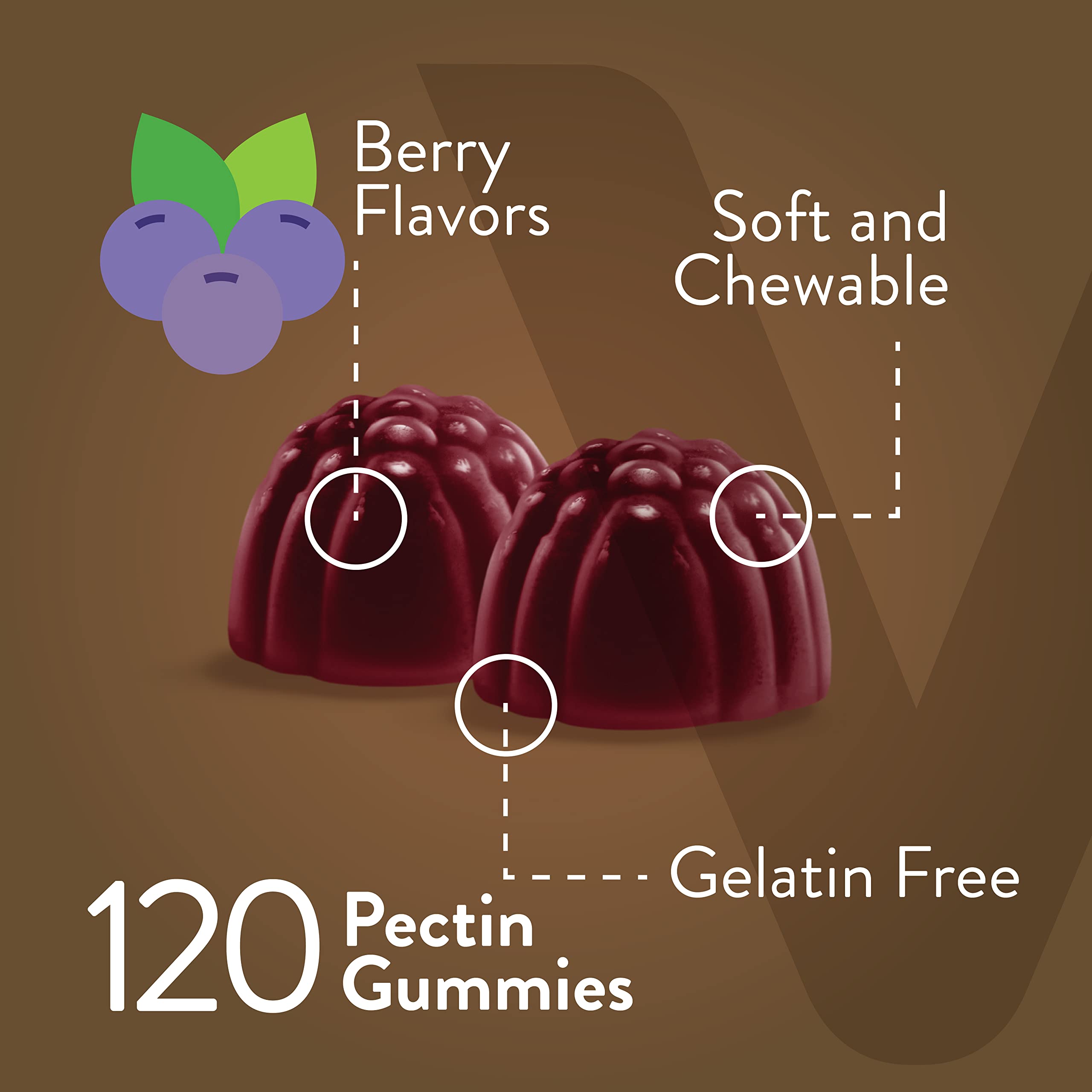 120 count multivitamin gummy bottle