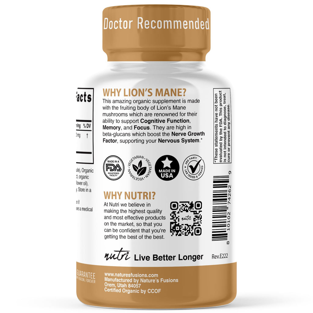 120 count mushroom capsules