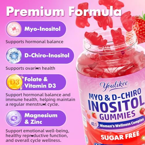 120 count Myo-Inositol gummy vitamins