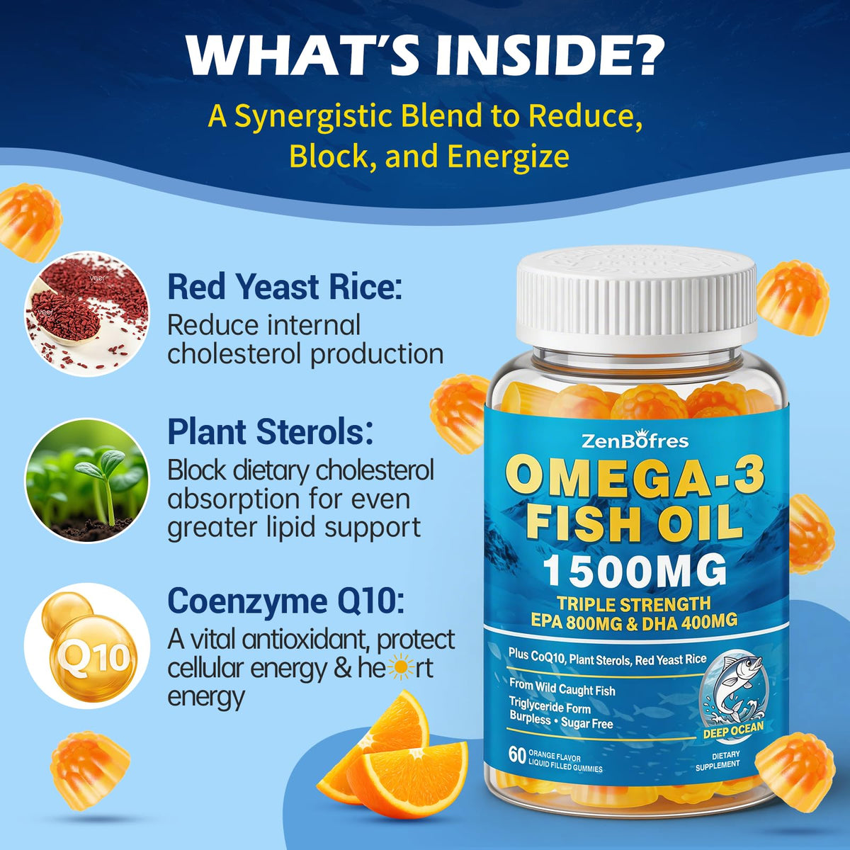 120 count omega 3 fish oil gummies