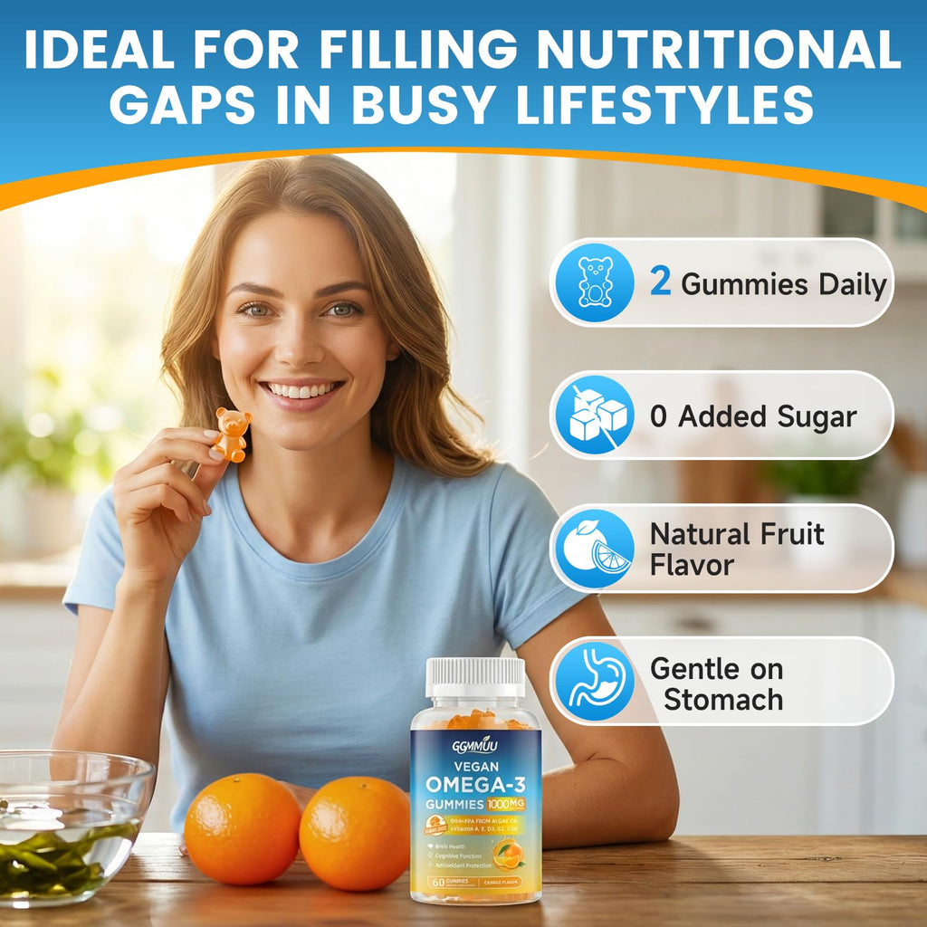 120 count Omega 3 gummies for convenience