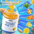 120 count omega-3 gummies for easy supplementation