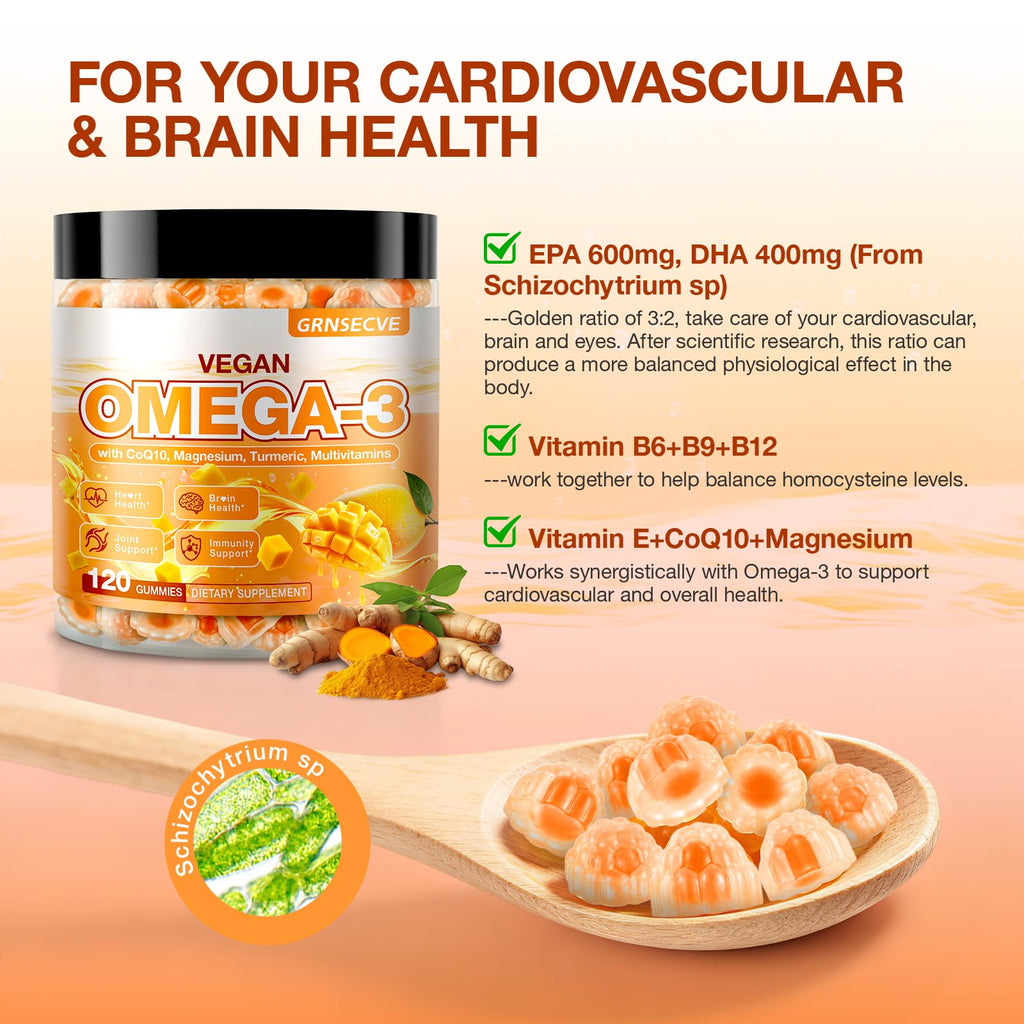 120 count omega 3 gummies for families