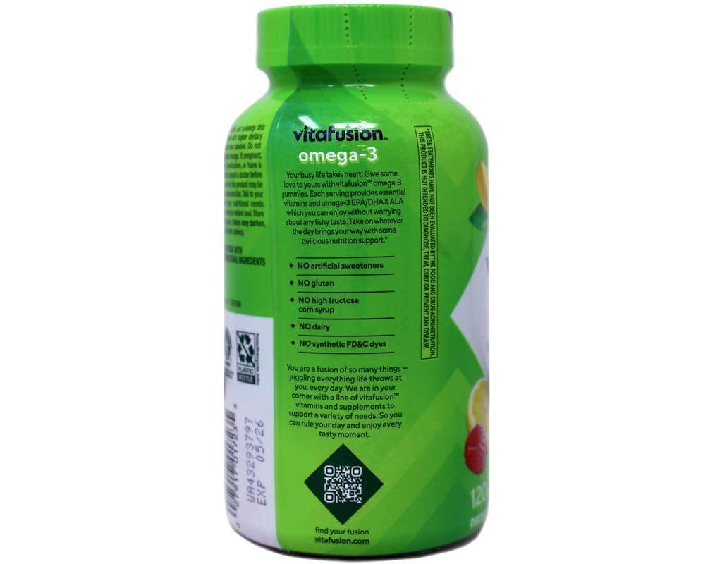 120 count omega 3 gummy vitamins