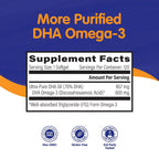120 count OmegaVia DHA capsules