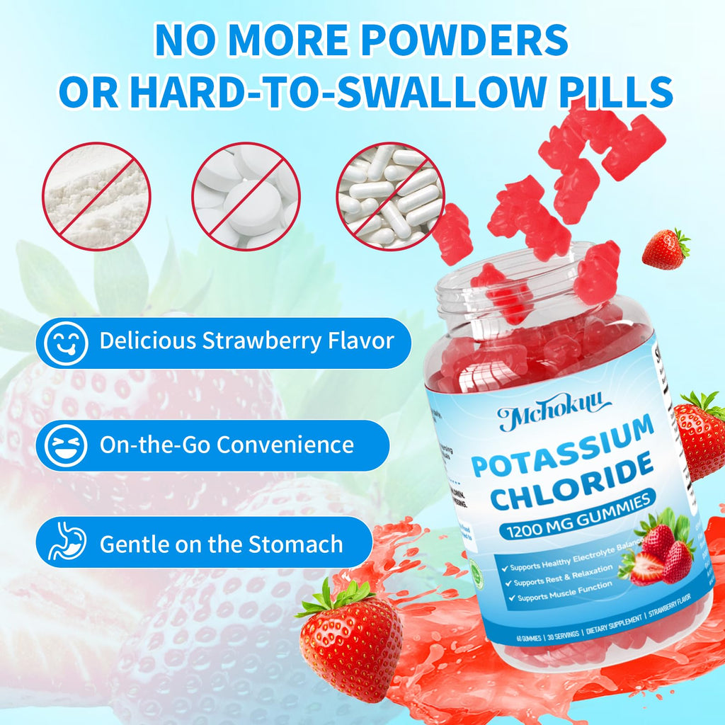 120 count potassium chloride gummies