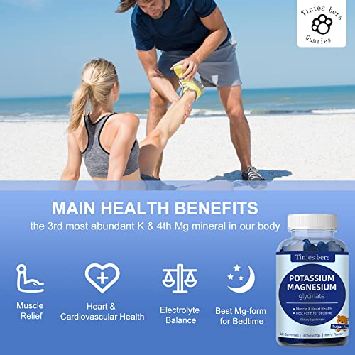 120 count potassium gummies for daily use