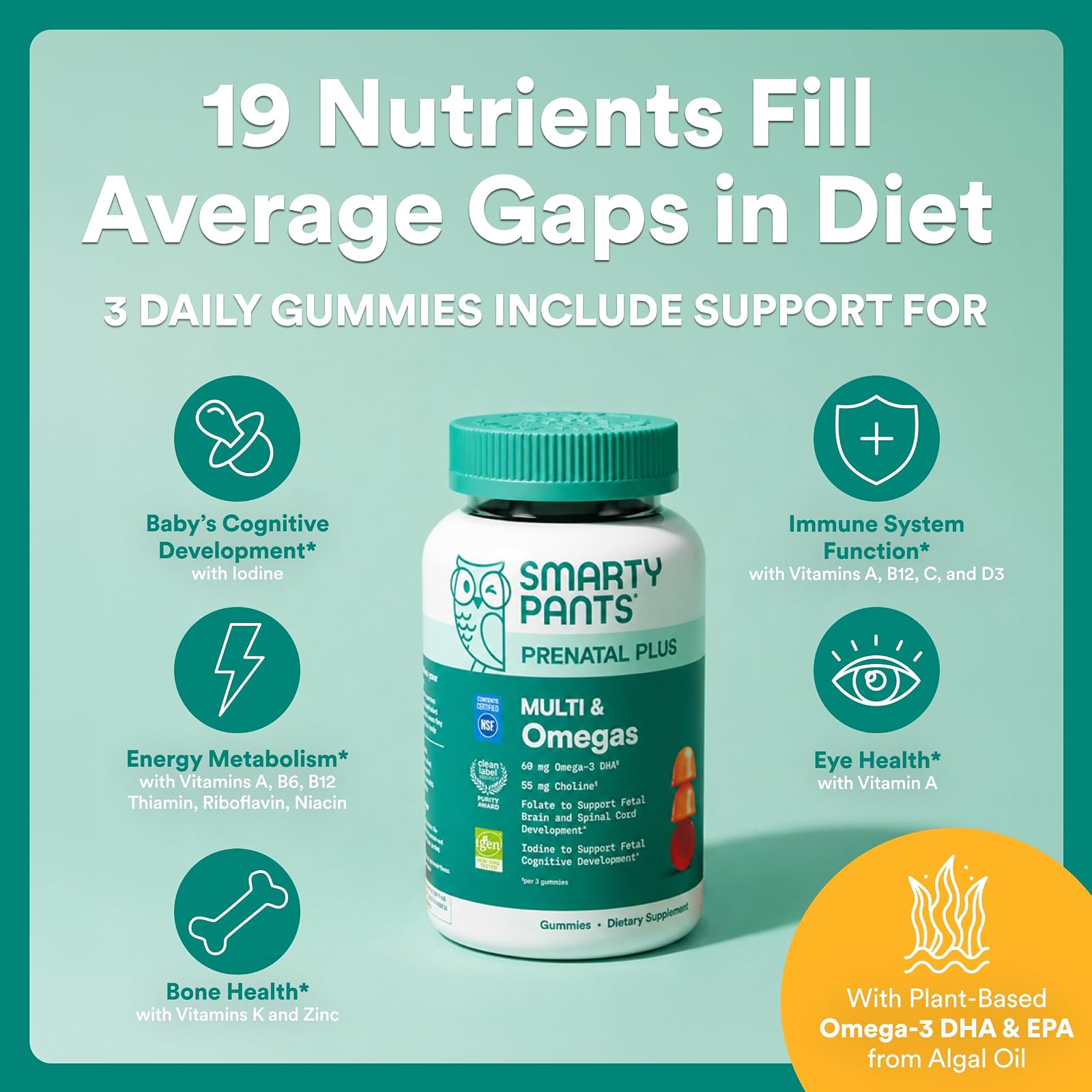 120 count prenatal multivitamin gummies