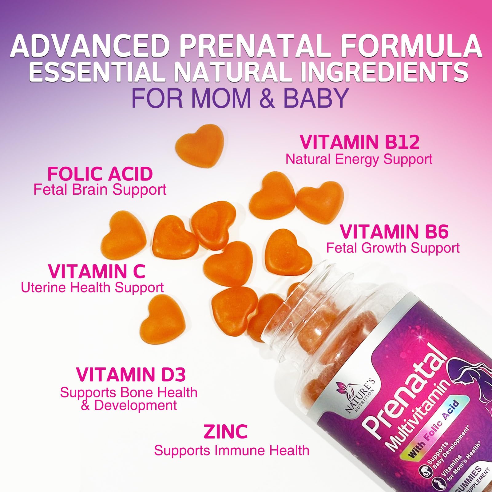 120 count prenatal vitamins gummies