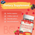 120 count probiotic gummy supplement