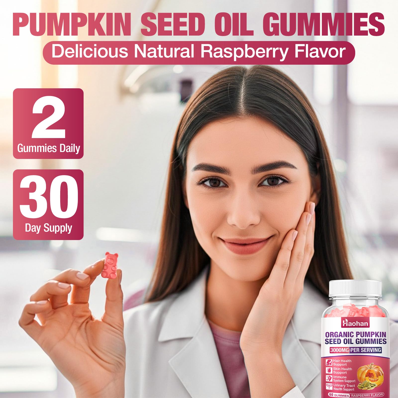 120 count pumpkin seed oil gummies