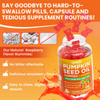 120 count pumpkin seed oil gummies