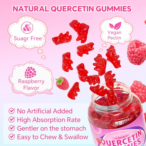 120 count Quercetin gummies for daily use
