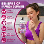 120 count saffron gummies for energy