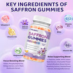 120 count saffron gummy vitamins