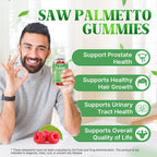 120 count saw palmetto gummy bottle