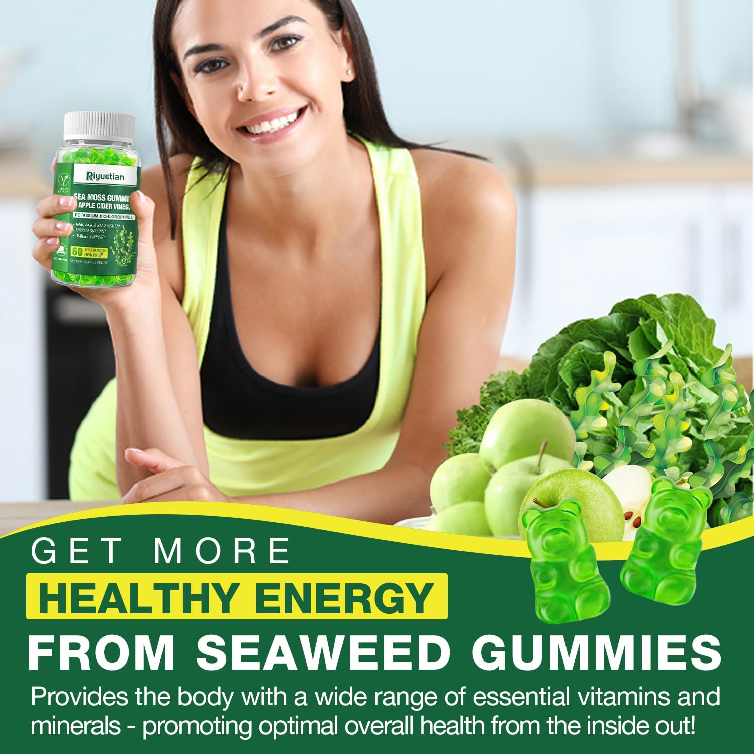 120 count sea moss gummies