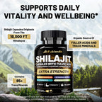 120 count Shilajit capsules benefits