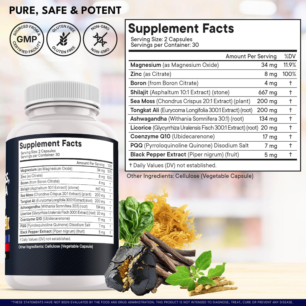 120 count Shilajit for daily wellness