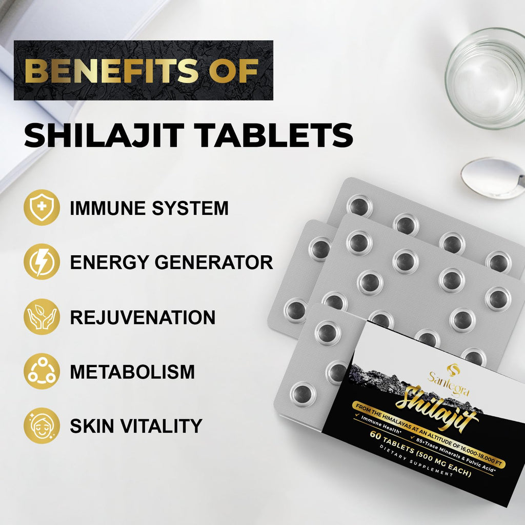 120 count shilajit supplement for longevity