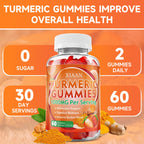 120 count turmeric gummies for convenience