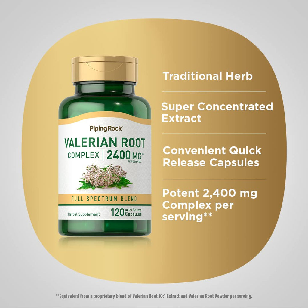 120 count valerian root capsules