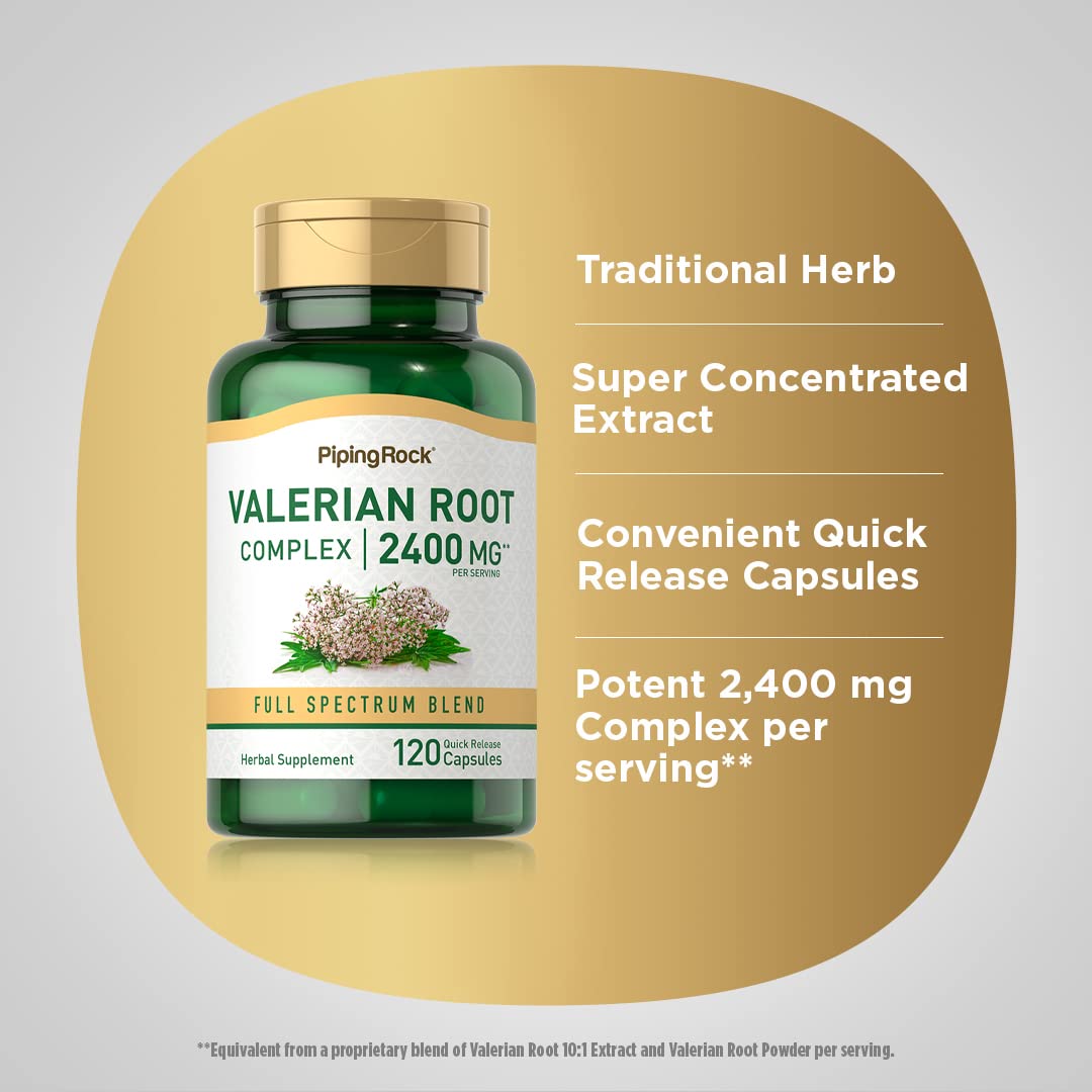 120 count valerian root capsules