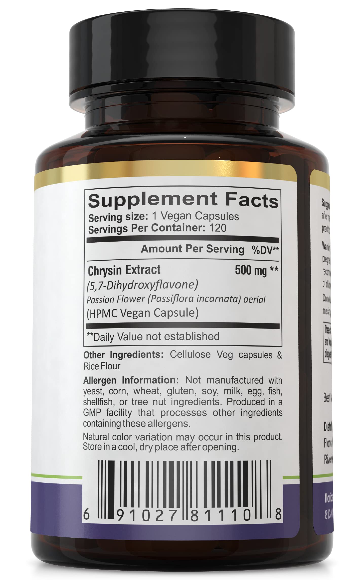 120 count vitamin and mineral capsules
