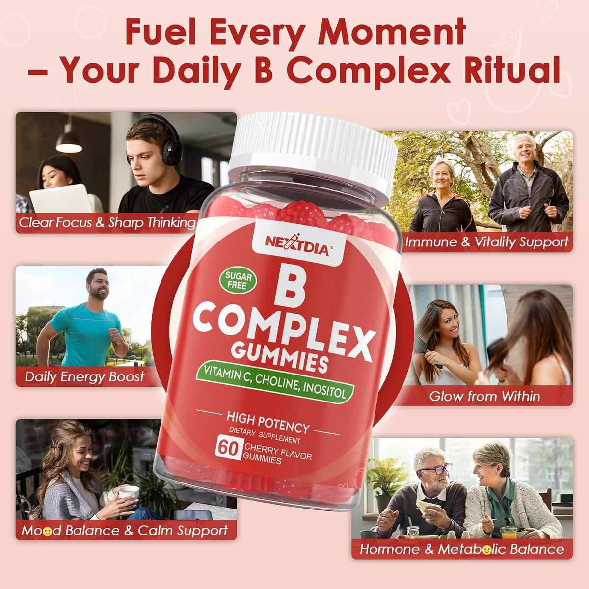 120 count vitamin b complex gummies