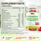 120 count Vitamin B gummies for wellness