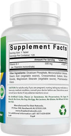 120 count vitamin b1 for daily use