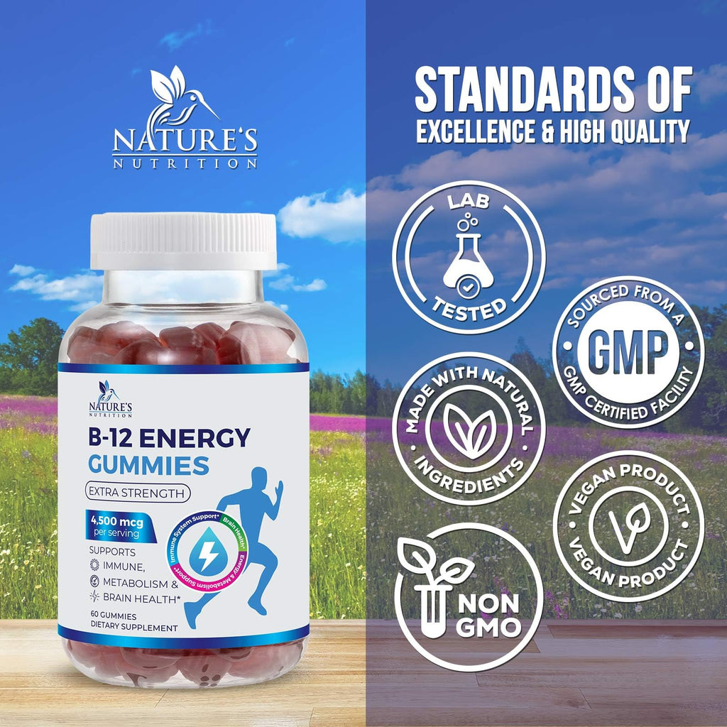 120 count vitamin B12 gummies for convenience