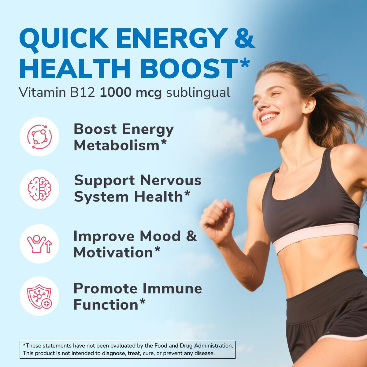 120 count Vitamin B12 supplement