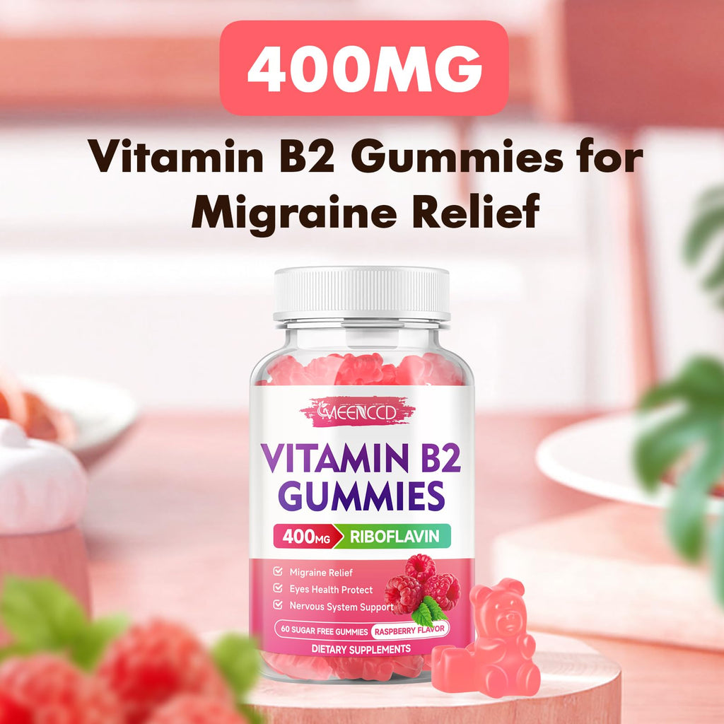 120 count Vitamin B2 gummies for daily use