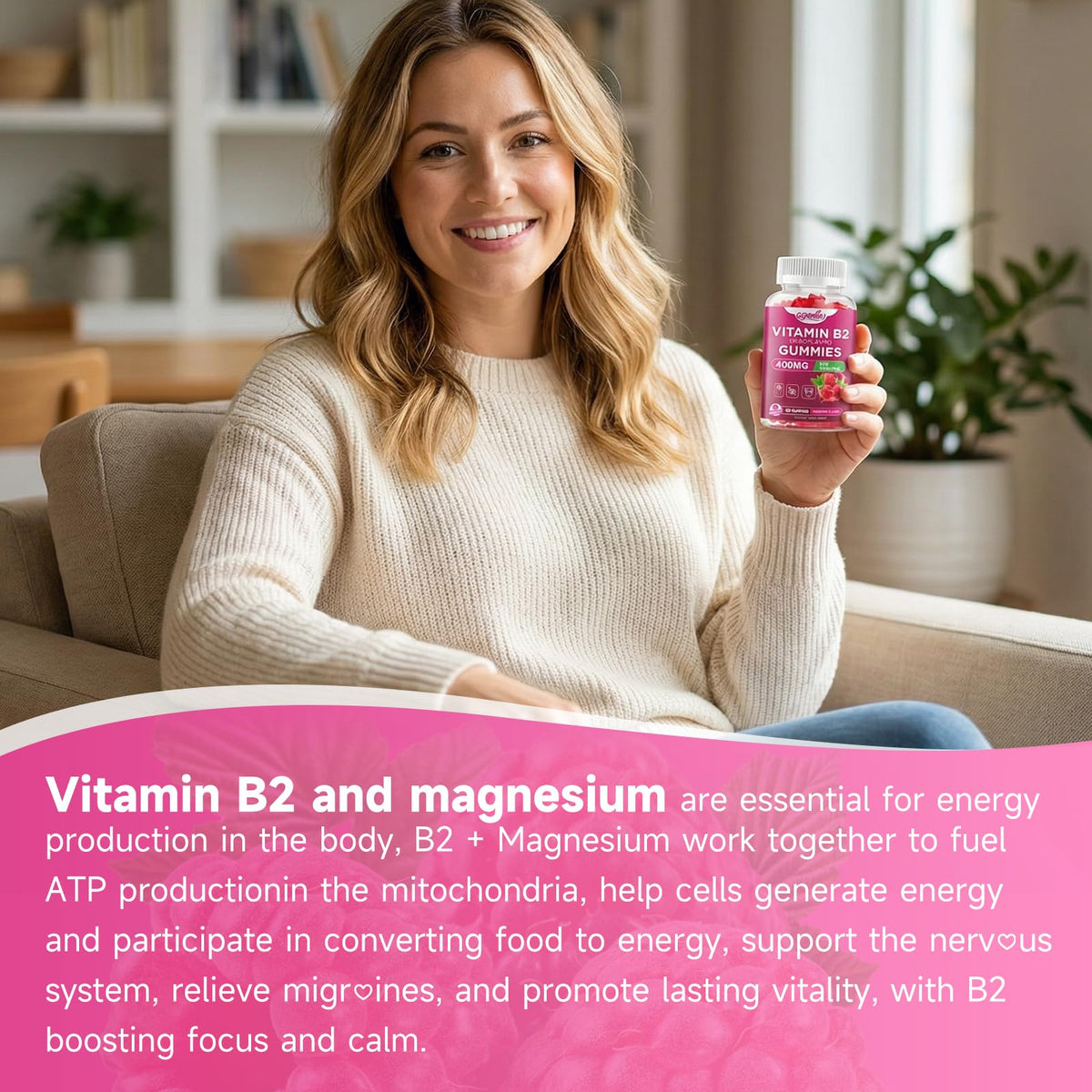 120 count vitamin B2 gummies